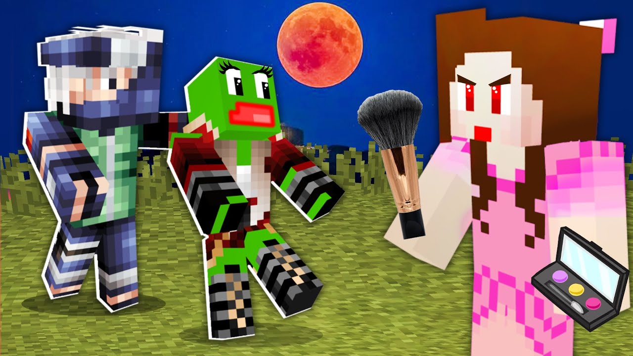 ماين كرافت : البنت الشريرة هجمت علينا مع @Rahumi - YouTube