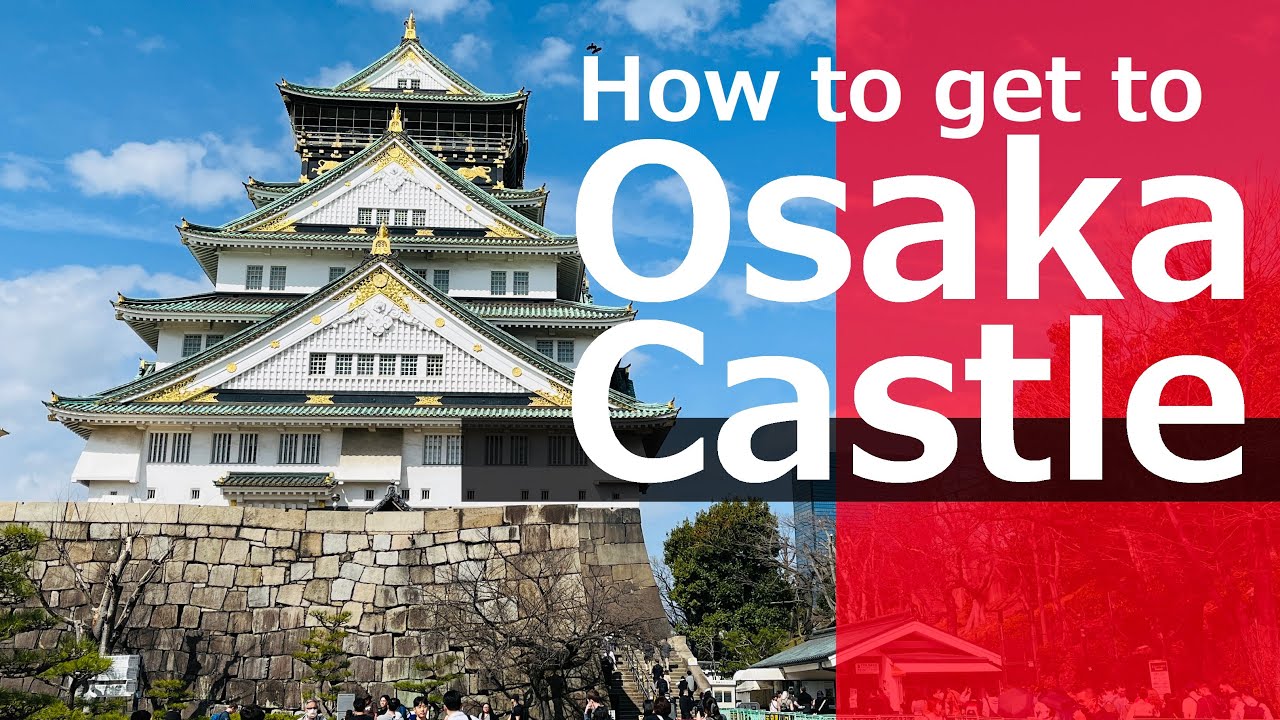 The way to Osaka Castle │ From Naknai Namba Station - YouTube