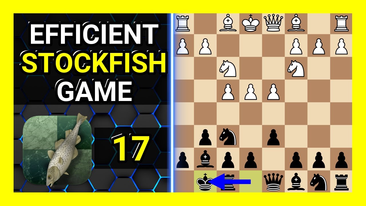 Efficient Stockfish 17 Chess Game, Pirc Defense, Austrian Attack - YouTube
