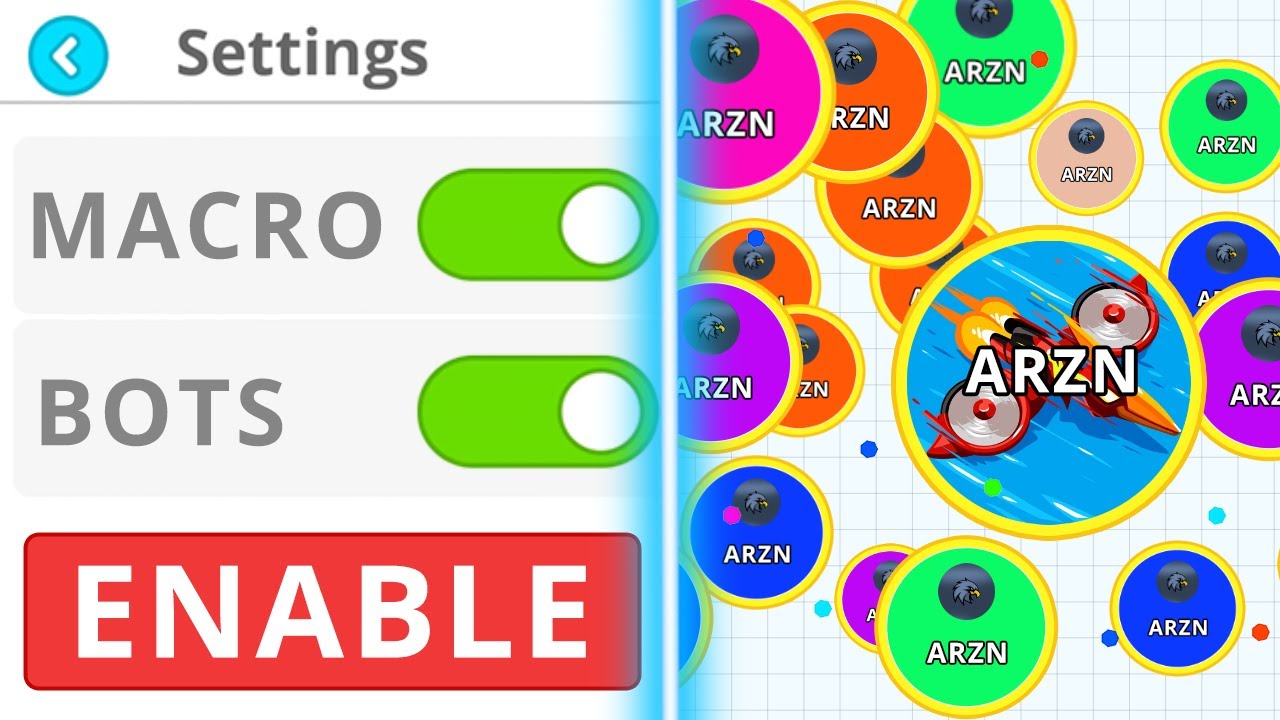 The ULTIMATE MACRO & BOTS TUTORIAL! (Agar.io Mobile) - Araizon - YouTube