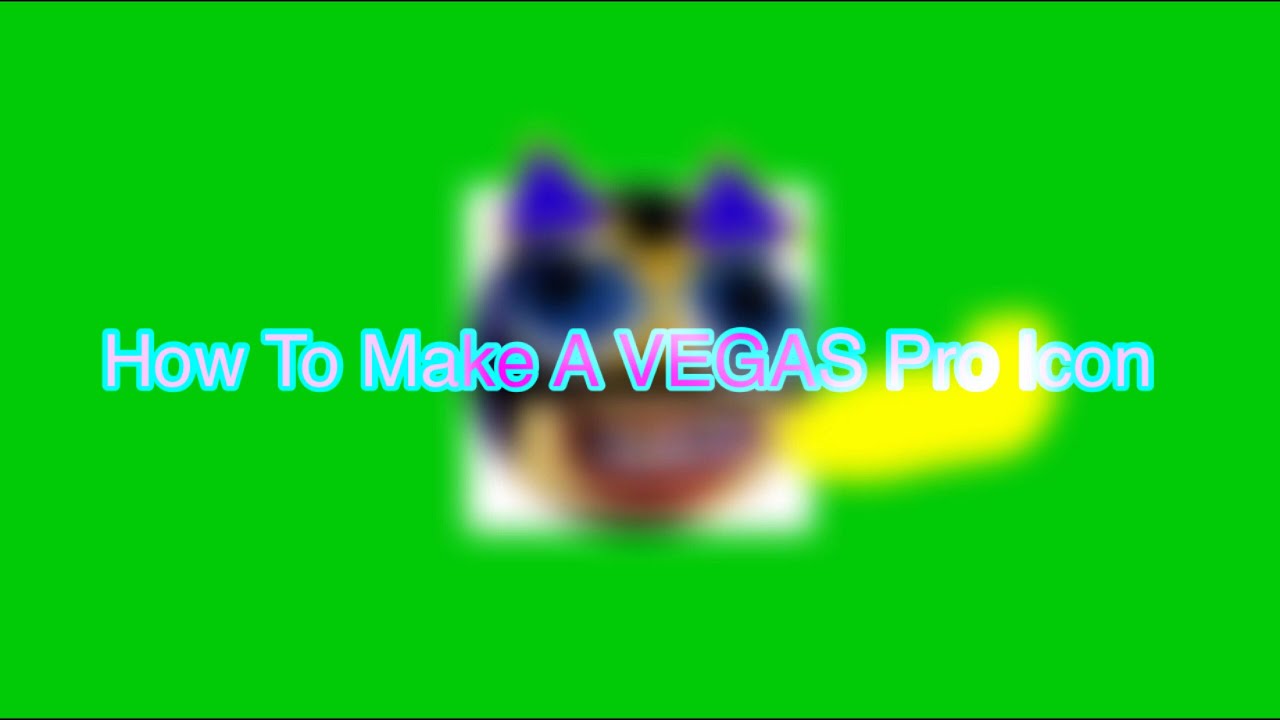 How To Make A VEGAS Pro Icon - YouTube