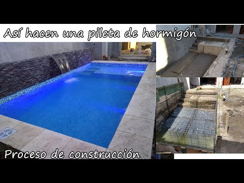 Asi hacen una pileta con hormigon / Como se construye