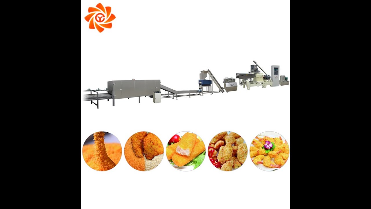 Bread crumb machine/Breadcrumbs production line - YouTube