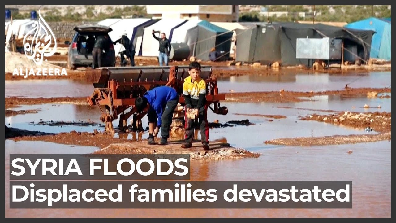 Syria floods: Thousands of families devastated in Idlib refugee camps ...