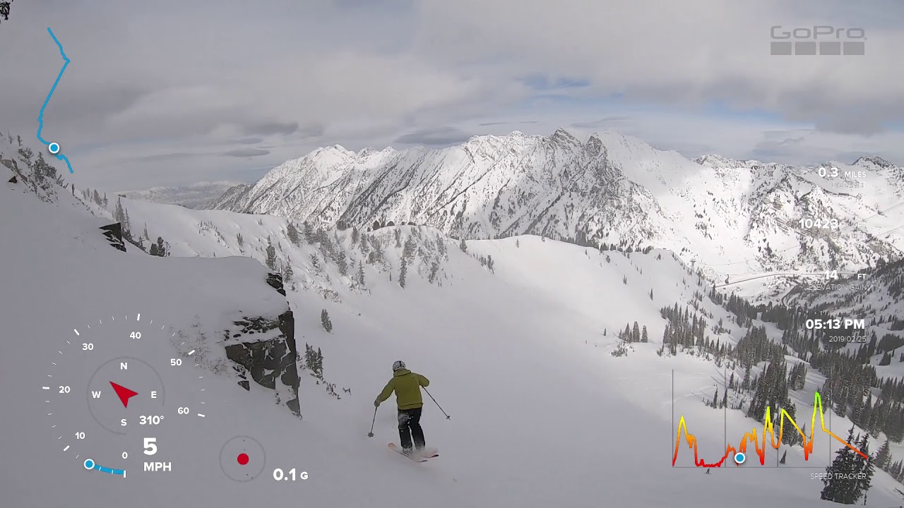 Skiing Great Scott Snowbird - YouTube