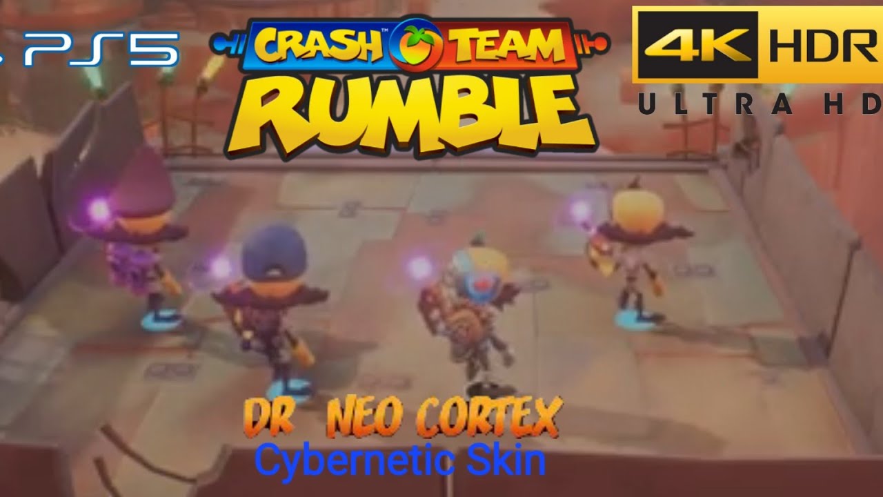 Crash Team Rumble BETA: Competitive: Dr. Neo Cortex Cybernetic Skin ...