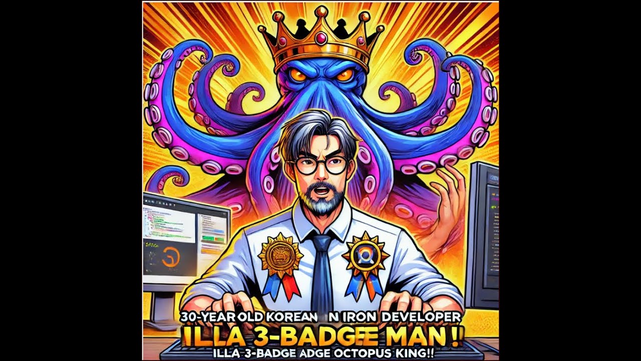 "30-year-old Korean Iron developer middle-aged man's Illa 3-badge Octopus King!!"777 - YouTube