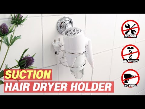 Spiderloc Suction Hair Dryer Holder