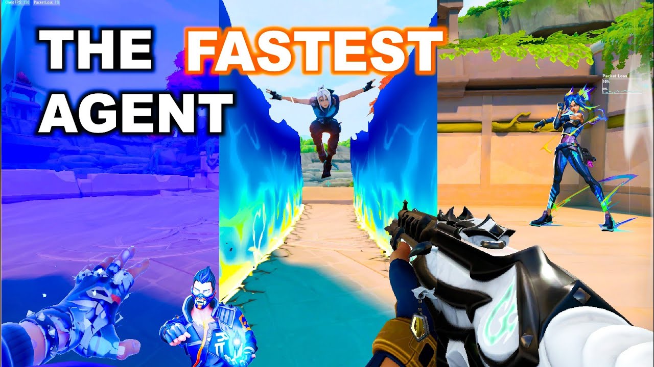 Who Is The Fastest Valorant Agent - YouTube
