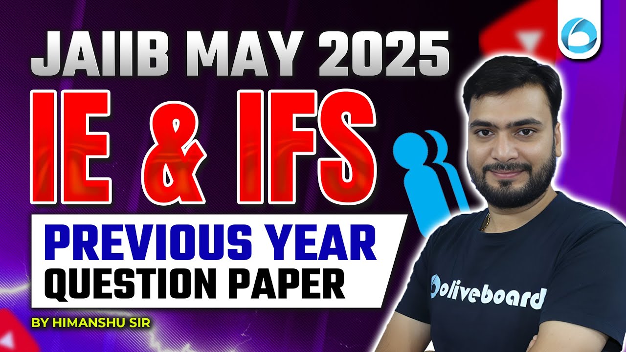 JAIIB IE and IFS Previous Year Question 2024 | JAIIB Previous Year ...