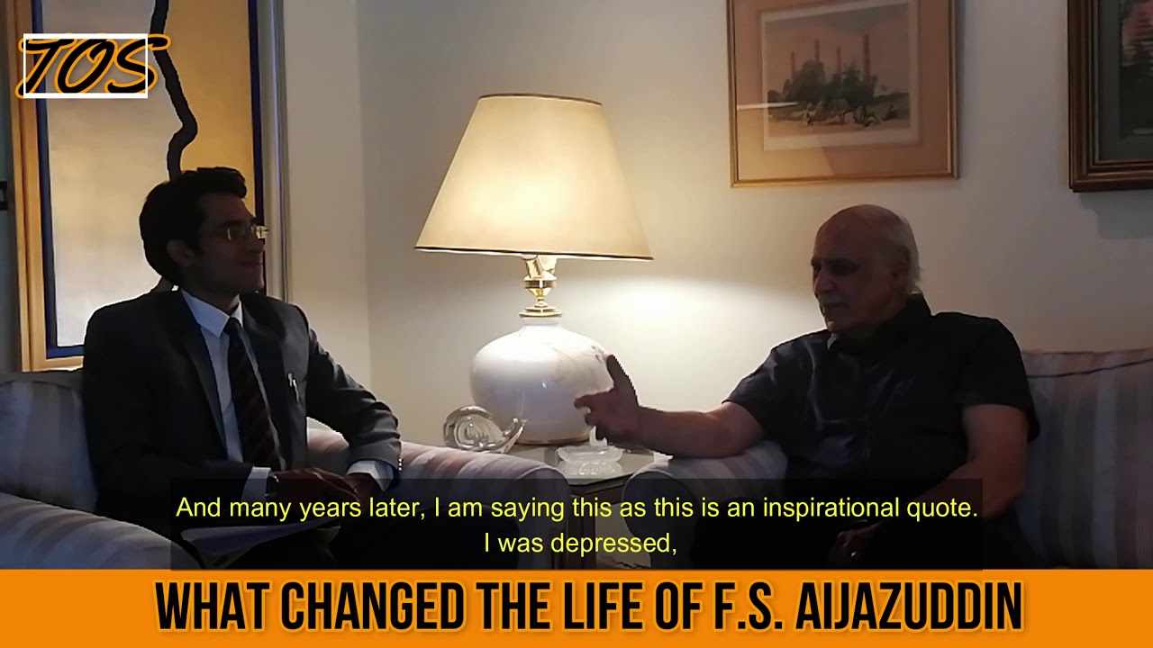 What Changed the Life of F.S Aijazuddin? Hope lies in you! The Other ...