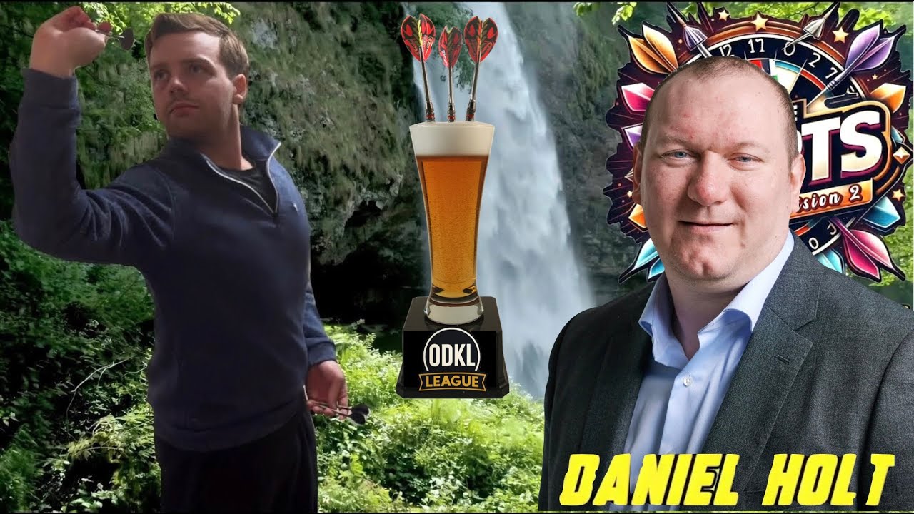 DartsMatt League V Dan Holt - Make It In The News Post At The End - YouTube