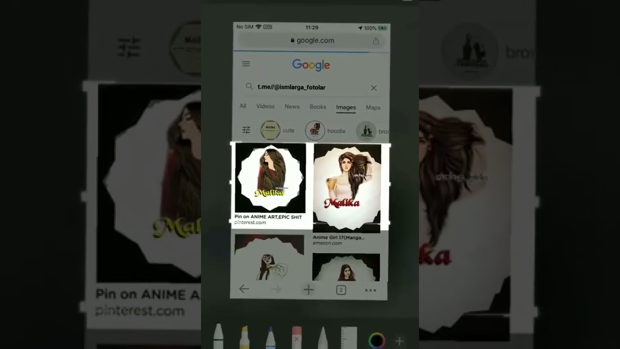 Malika ismiga video #ism #rasm #rasmvideo #romantic #malika #malikaxon ...