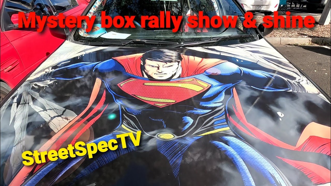 Mystery box rally show and shine. Australian muscle cars, hot rods, rat ...