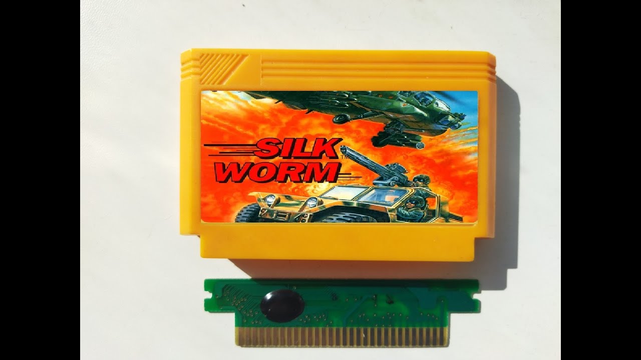Обзор игры катриджа Silk Worm NES, Famicom, Dendy на консоли.Короткий ...
