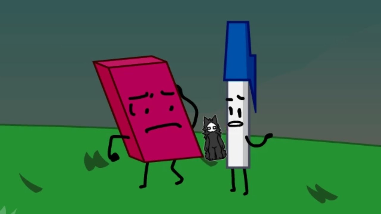 BFB 1 but eraser is scared of Puro - YouTube