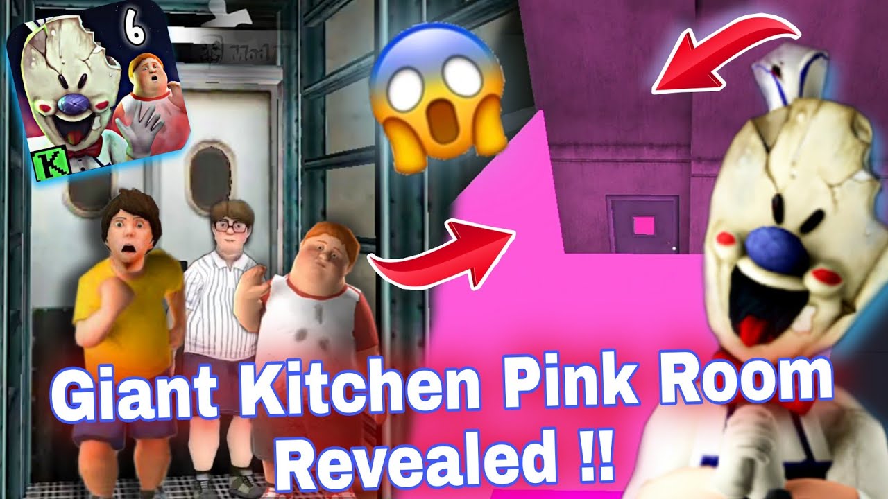 Giant Kitchen Pink Room Revealed In Ice Scream 6 || Ice Scream 6 ...