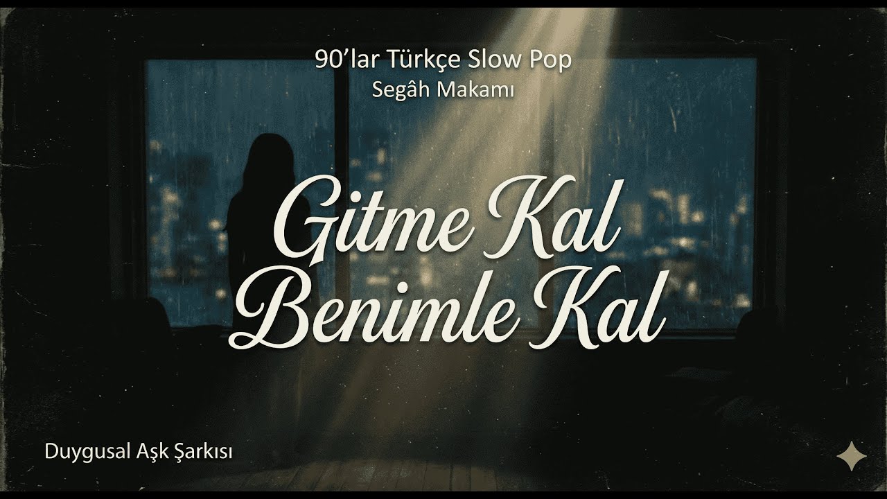 Gitme Kal Benimle Kal | 90’lar Türkçe Slow Pop | Segâh | Duygusal Aşk ...