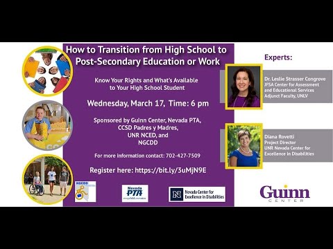 How to Transition from High School to Post-Secondary Education or Work ...