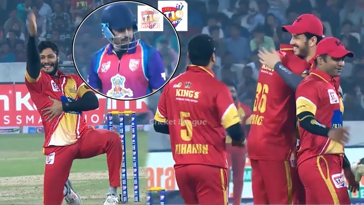 Prince Cecil's Insane Celebrations After Taking Yusuf's Wicket - YouTube