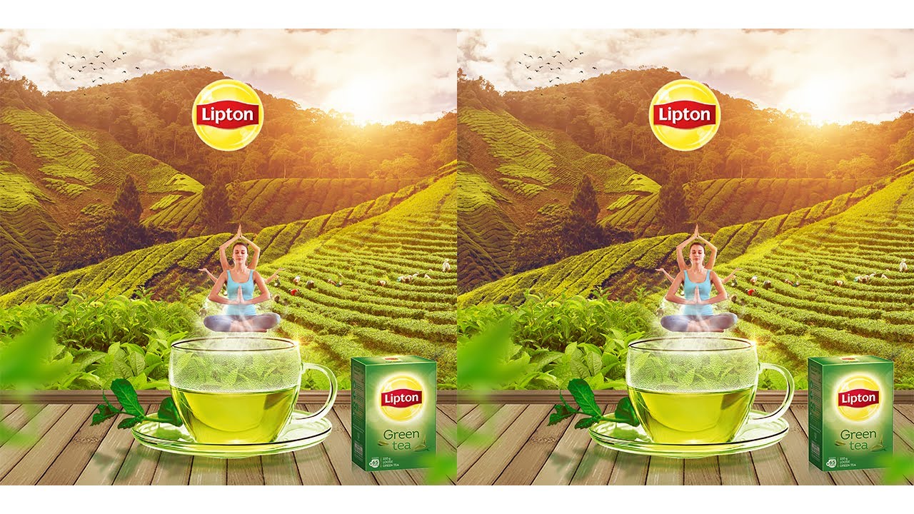 Learn Tea Social Media Banner Design For Advertising Photoshop ...