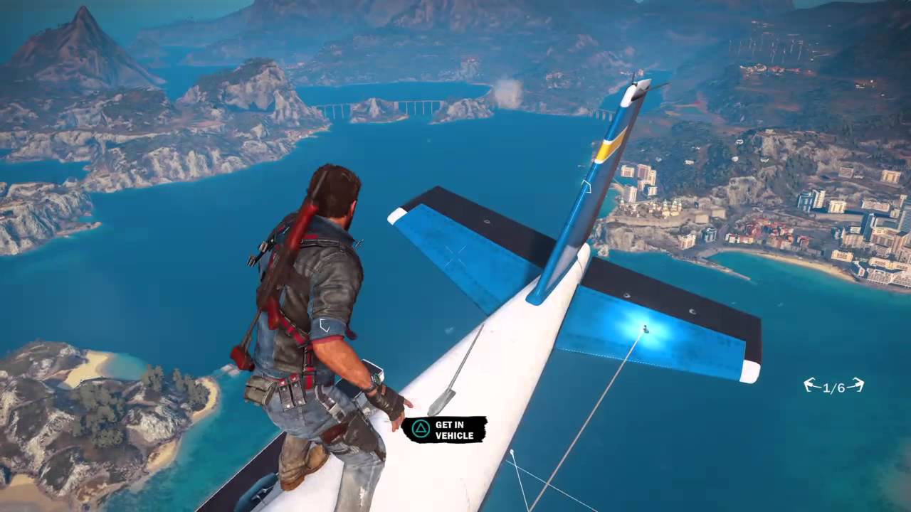 Just Cause 3 extreme flying - YouTube