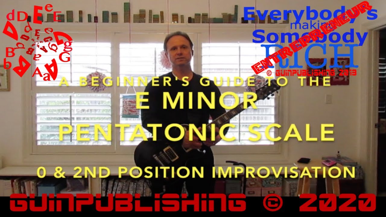 A Beginner's Guide to the E Minor Pentatonic Scale: Open and 2nd ...