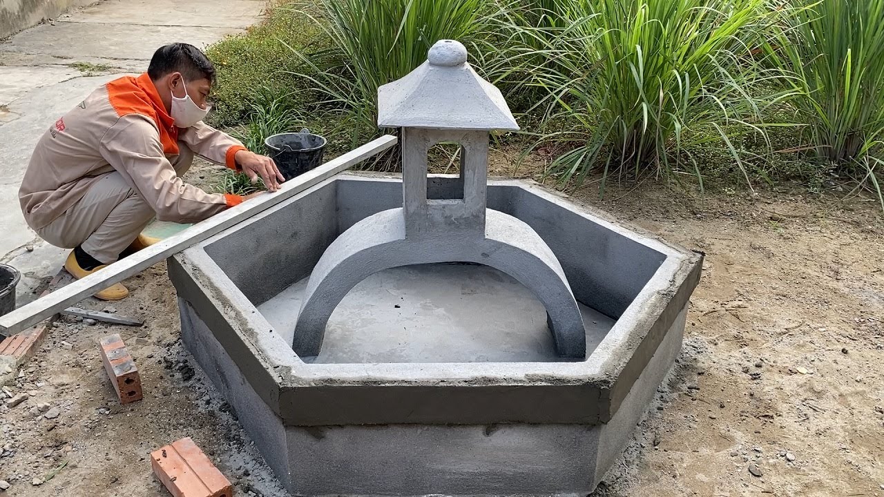 Wow ! Beautiful outdoor fish tank - Decorate your beautiful garden ...