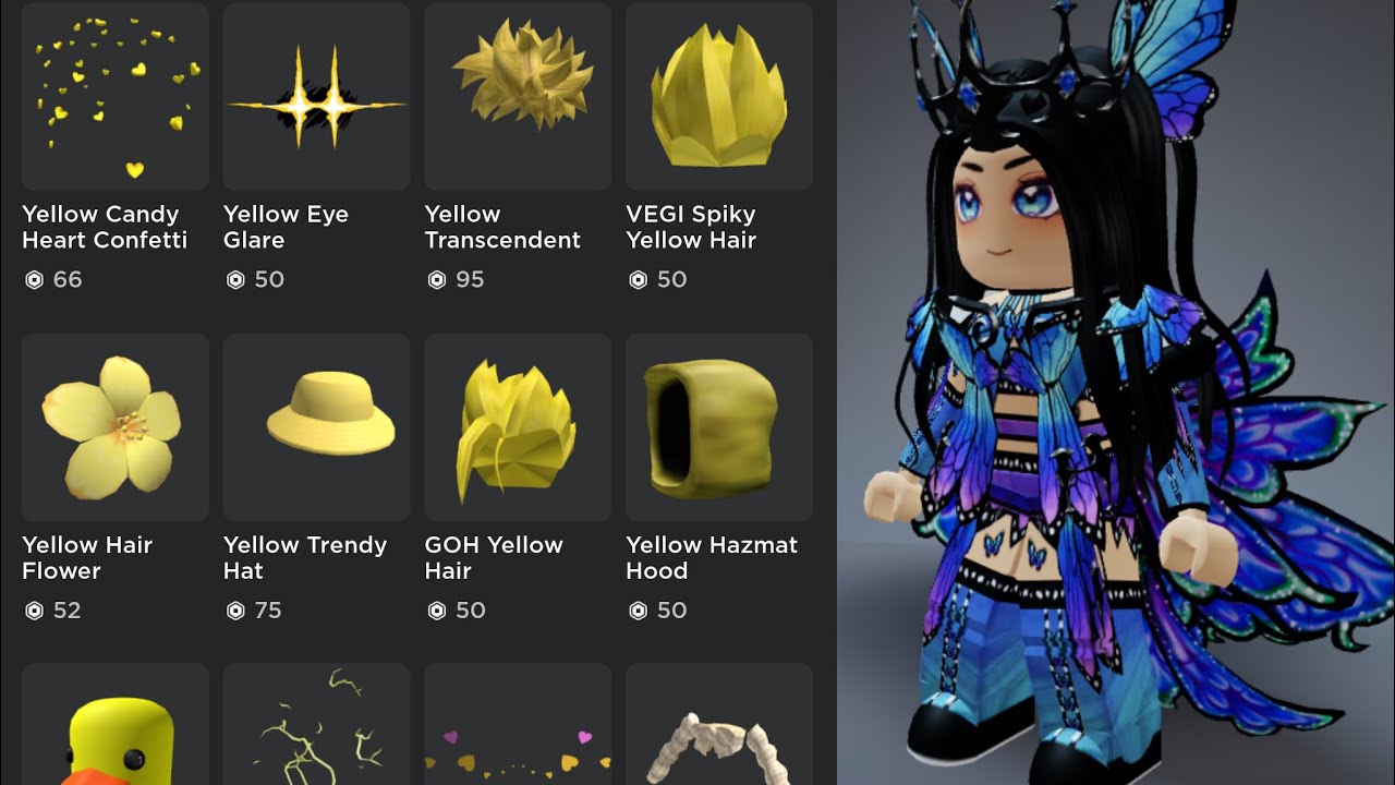 YELLOW ONLY AVATAR CHALLENGE! 💛🥰 *sub to everyone that conments!* - YouTube