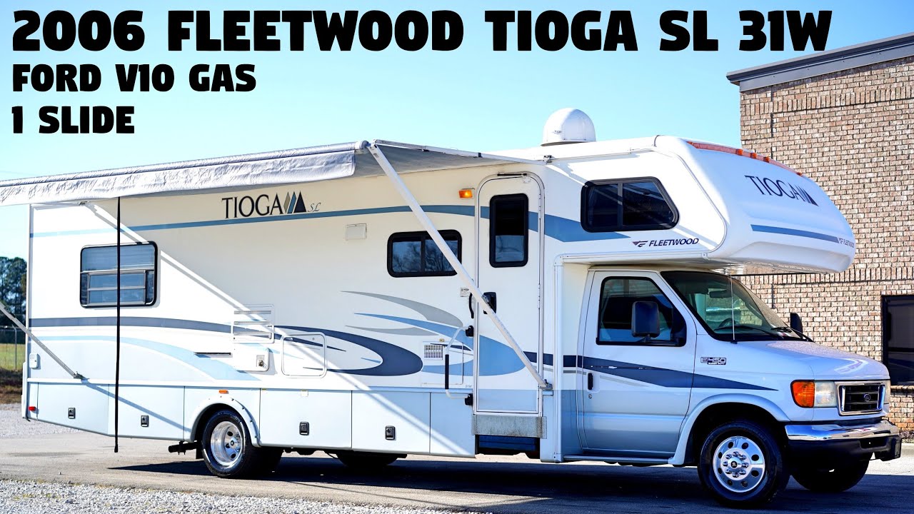 2006 Fleetwood Tioga SL 31W C Class Ford V10 Gas Motorhome from Porter ...