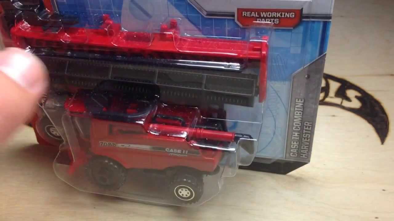 Matchbox Real Working Rigs Case IH Combine Harvester Review! - YouTube