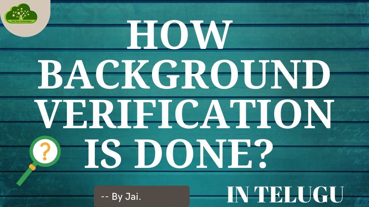 How BackGround Verification Or Check BGV Or BGC Is Done YouTube how-background-verification-or-check-bgv-or-bgc-is-done-youtube
