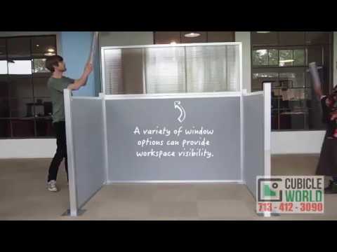 DIY Cubicles: Easy to Install, Easy on Your Budget - YouTube