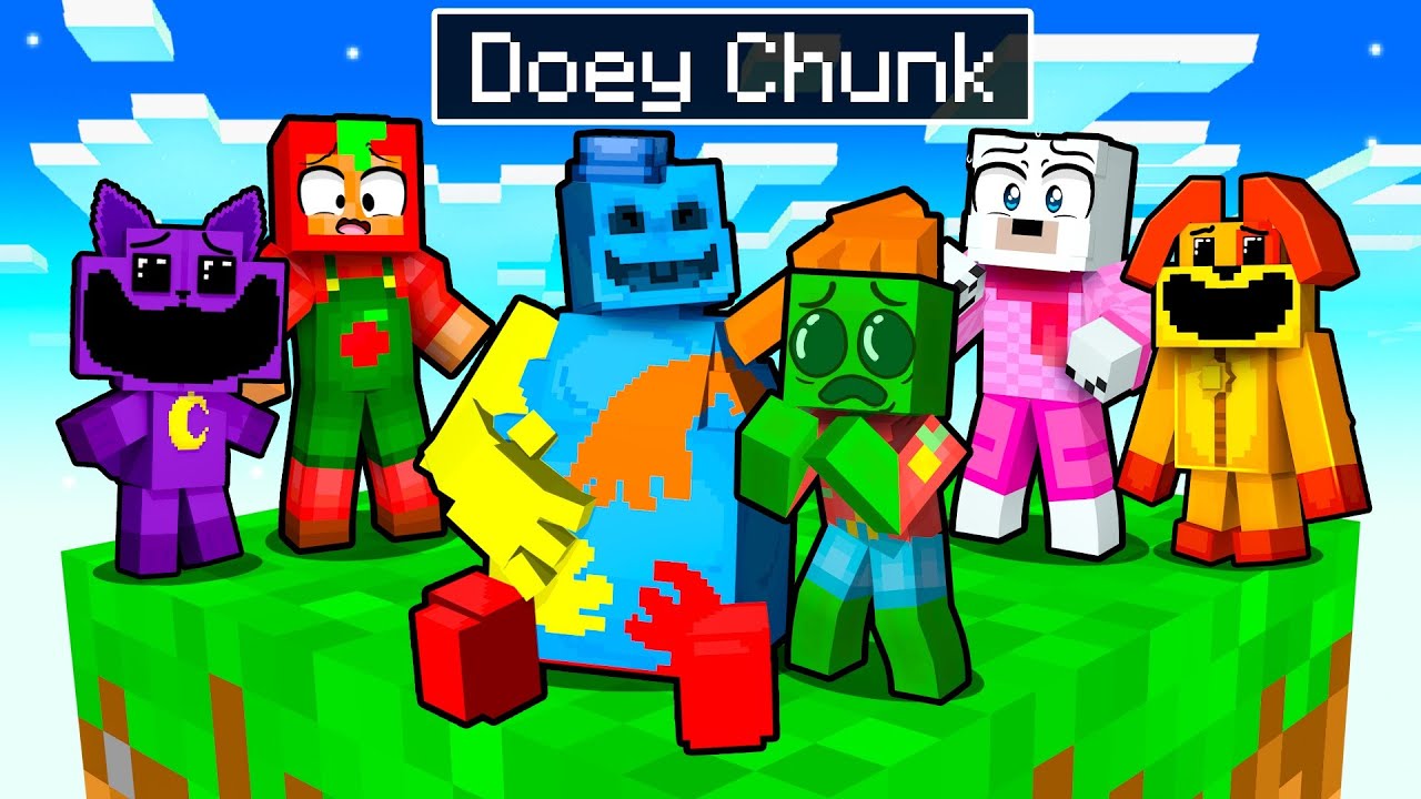 One Slime Block on a DOEY DOUGHMAN CHUNK in Minecraft! - YouTube