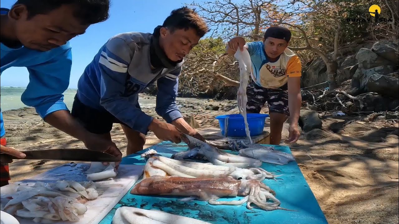 DAING, ADOBO AT INIHAW NA PUSIT | Tamang pagdadaing sa ganitong PUSIT ...