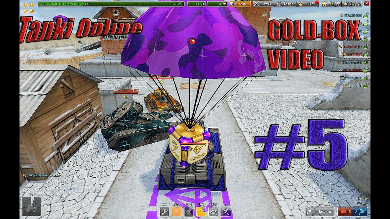 Tanki Online Gold Box video #5 - YouTube