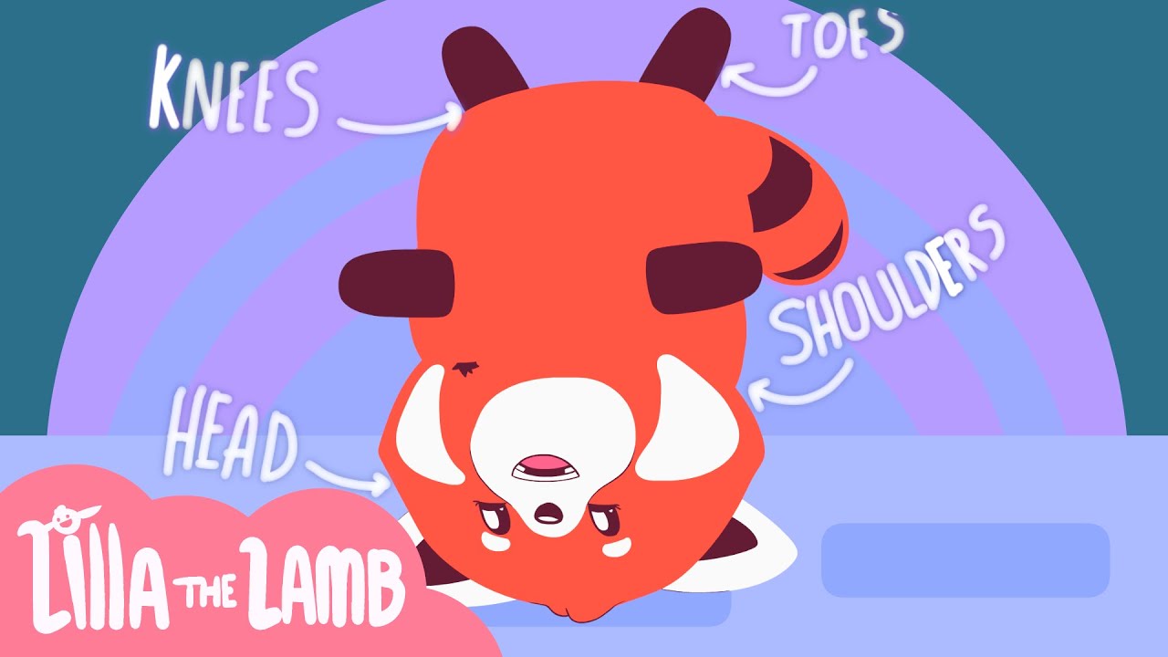 Head Shoulders Knees and Toes | Song for Kids | Lilla The Lamb - YouTube