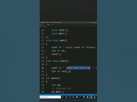 what is nesting of Member function #cpp - YouTube