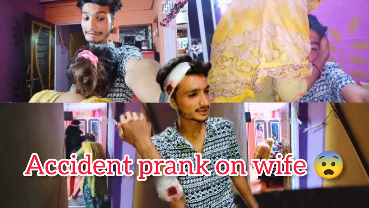 accident ho gaya prank on wife 🤣 #viral #foryou #youtube #familyvlog # ...