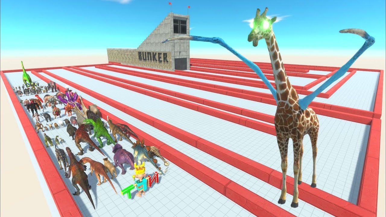 ESCAPE FROM ALIEN GIRAFFE #3 - ARBS - Animal Revolt Battle Simulator ...