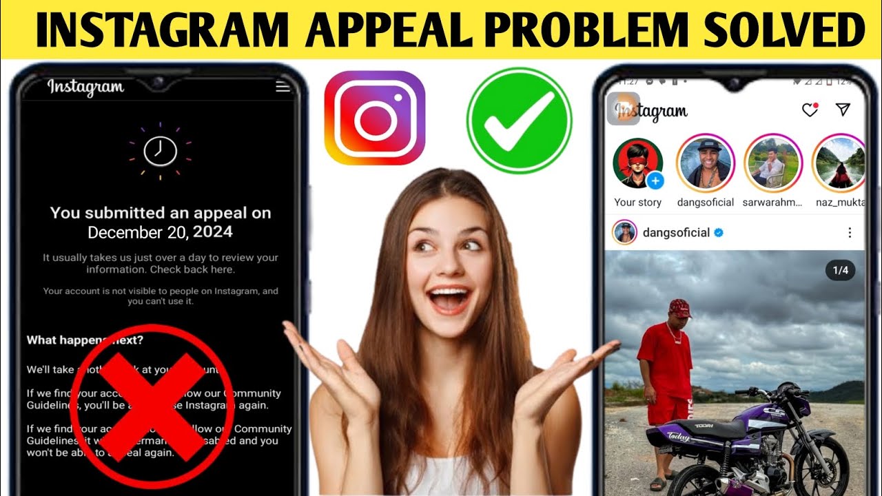 Fix instagram appeal problem | You submitted an appeal on problem ...
