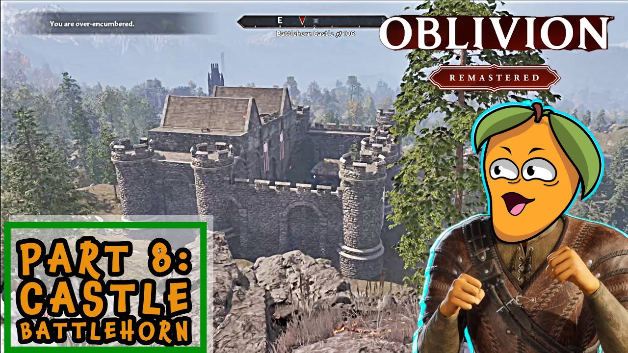 I HAVE A CASTLE: Oblivion Remastered Let's Play Episode 8 - YouTube