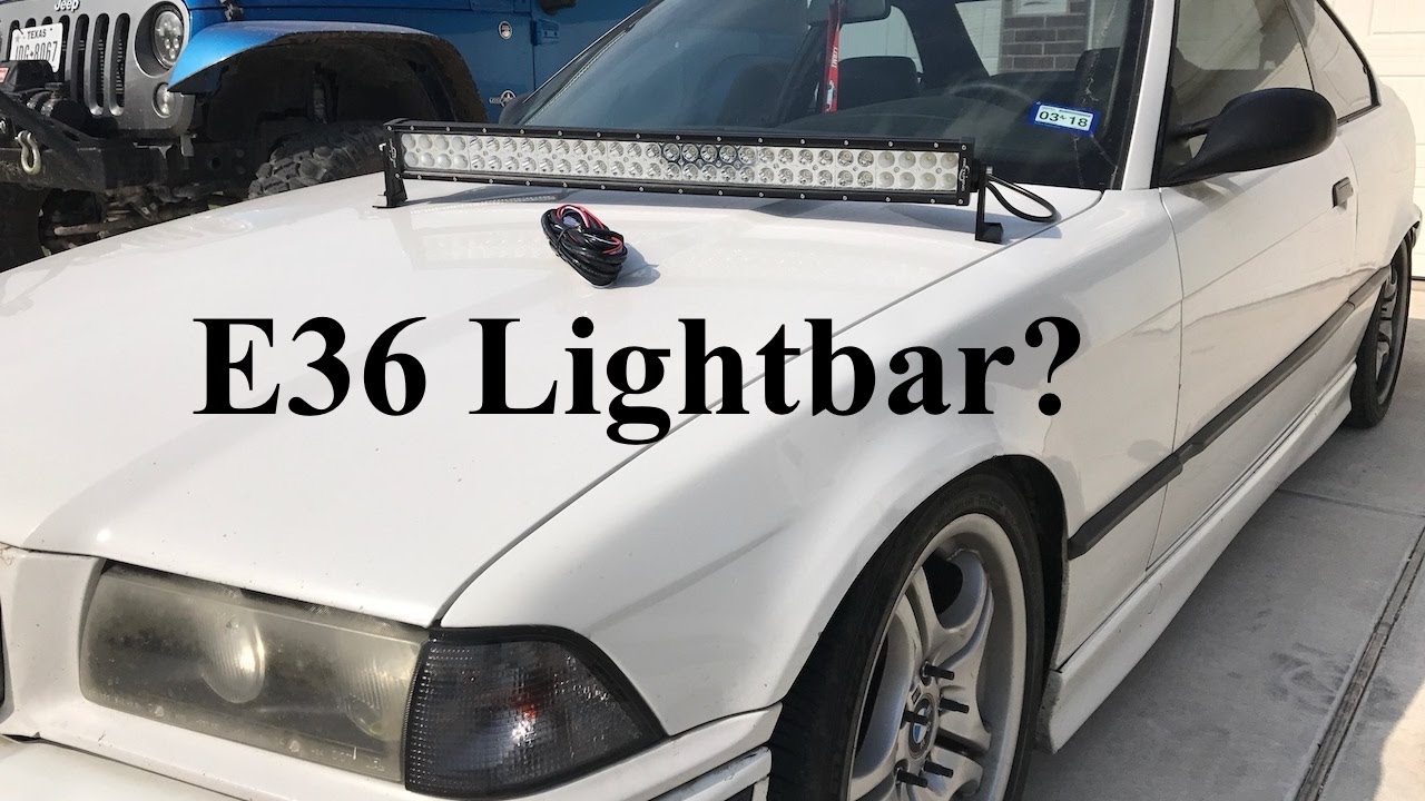MicTuning 32" LED Lightbar on a BMW E36? - Tabletop Review - Saturday ...