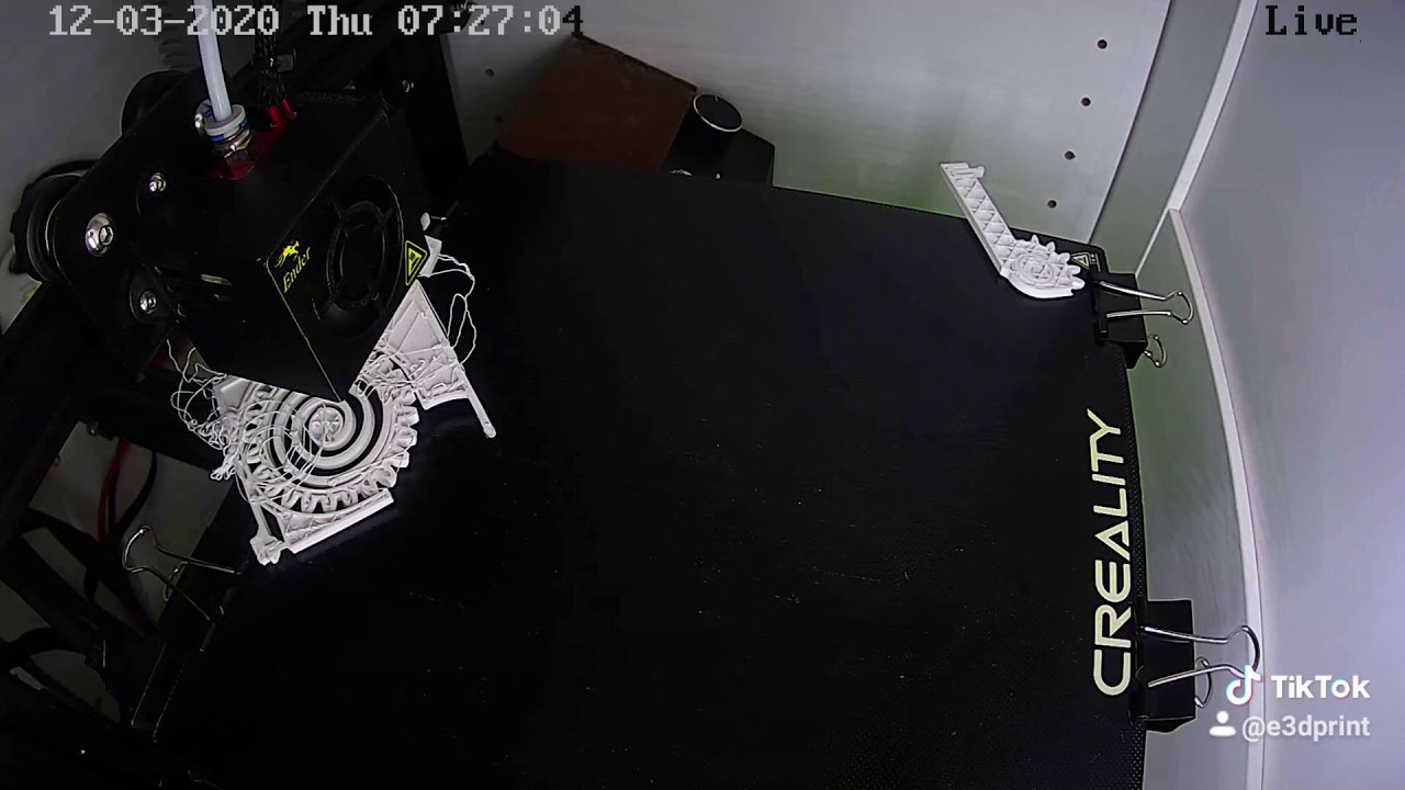 Spring Loaded Box fail 3d print timelapse - YouTube