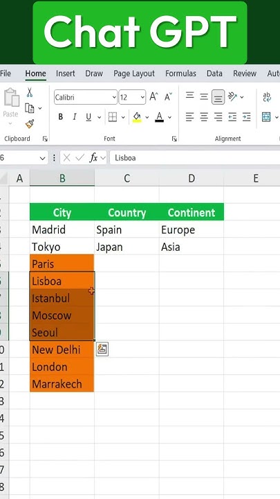 AI-Powered Formula Filling Made EASY with ChatGPT in Excel! - YouTube