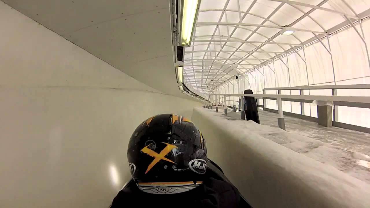 Bobsled Ride At Lake Placid Olympic Track - Go Pro Video - YouTube