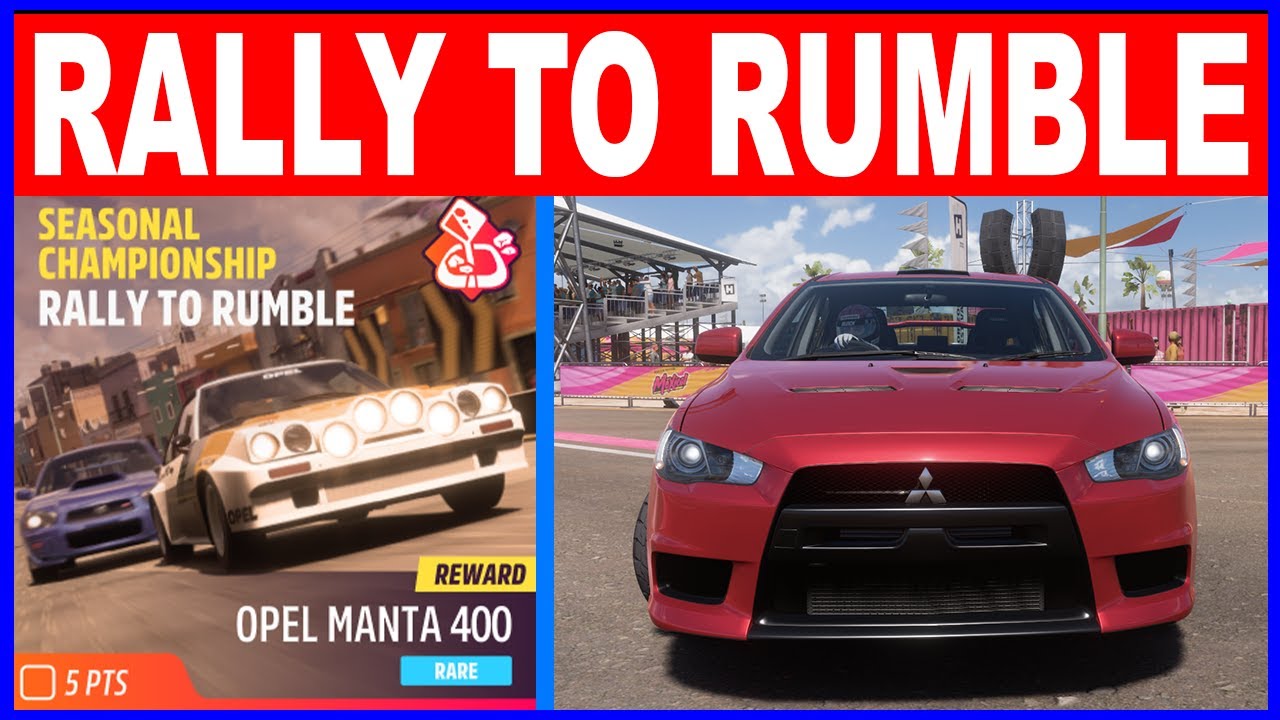 Forza Horizon 5 RALLY TO RUMBLE Seasonal Championship - Car Restriction ...