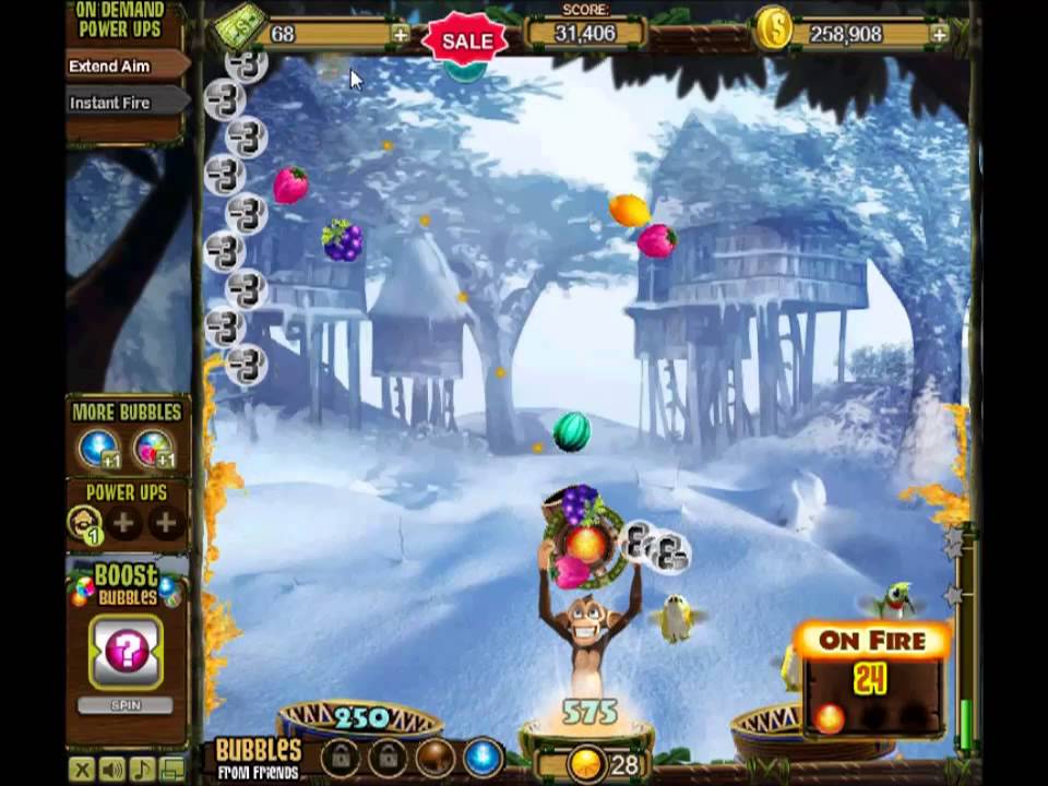 Bubble Safari Level 484 (3 stars) - YouTube