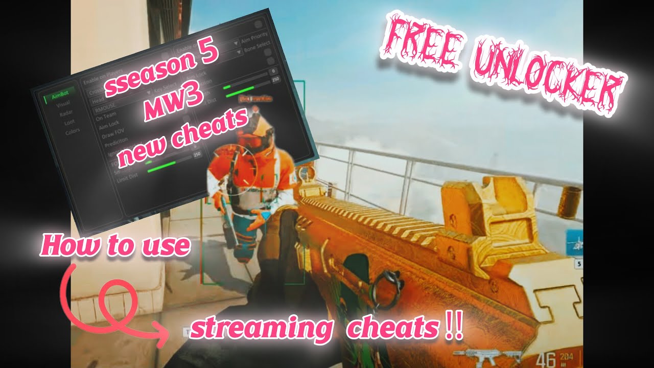 new stream cheats season 5 mw3 , how to get them and use them , how to ...