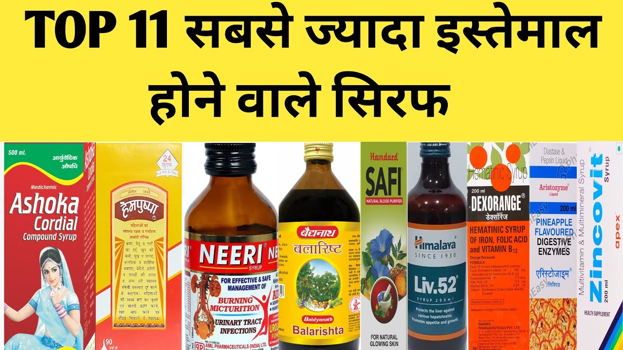 Most popular syrup | Top 11 syrup and their uses | Most Important syrup ...